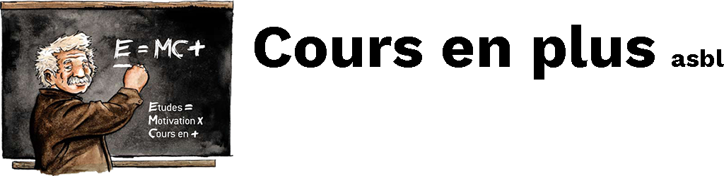Soutien scolaire de qualité accessible à tous - Cours en Plus asbl